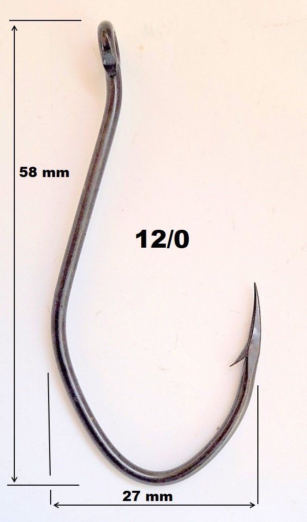 Hameçon SILURE 12/0 - 1 pièce - Pawispeche